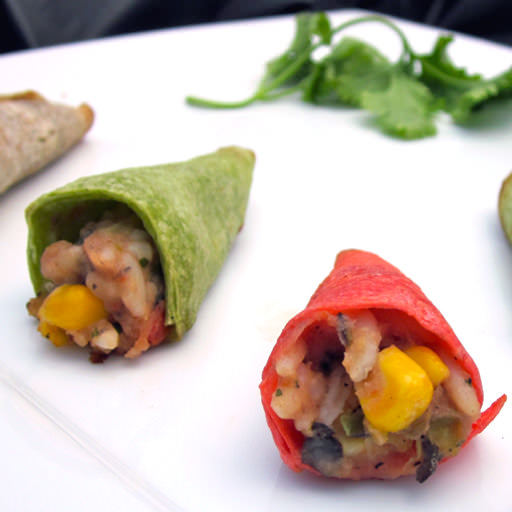 I1038 - Tri Colored Vegetable Tortillas with Rice and black Beans_mini ...