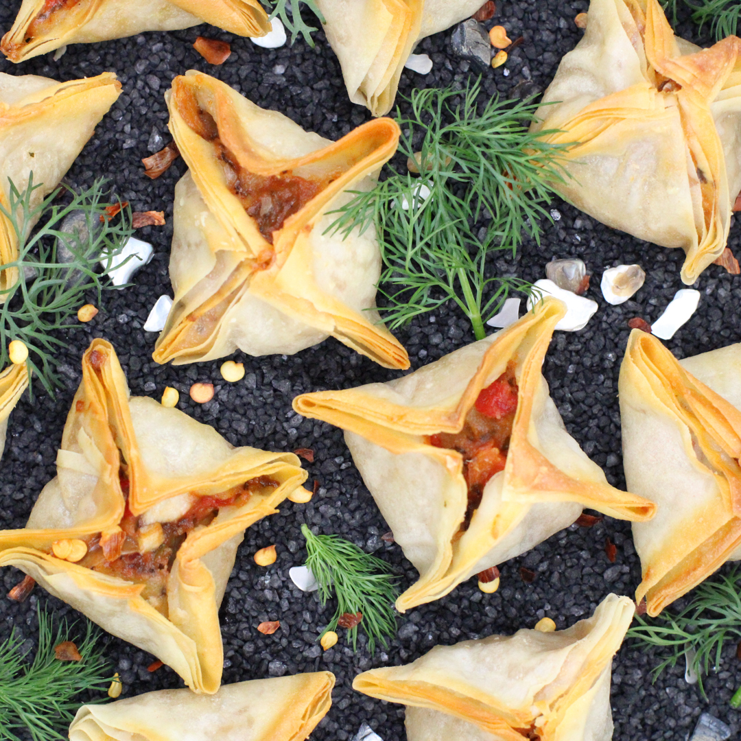 Vegan Caponata Phyllo Star | Gourmet Kitchen